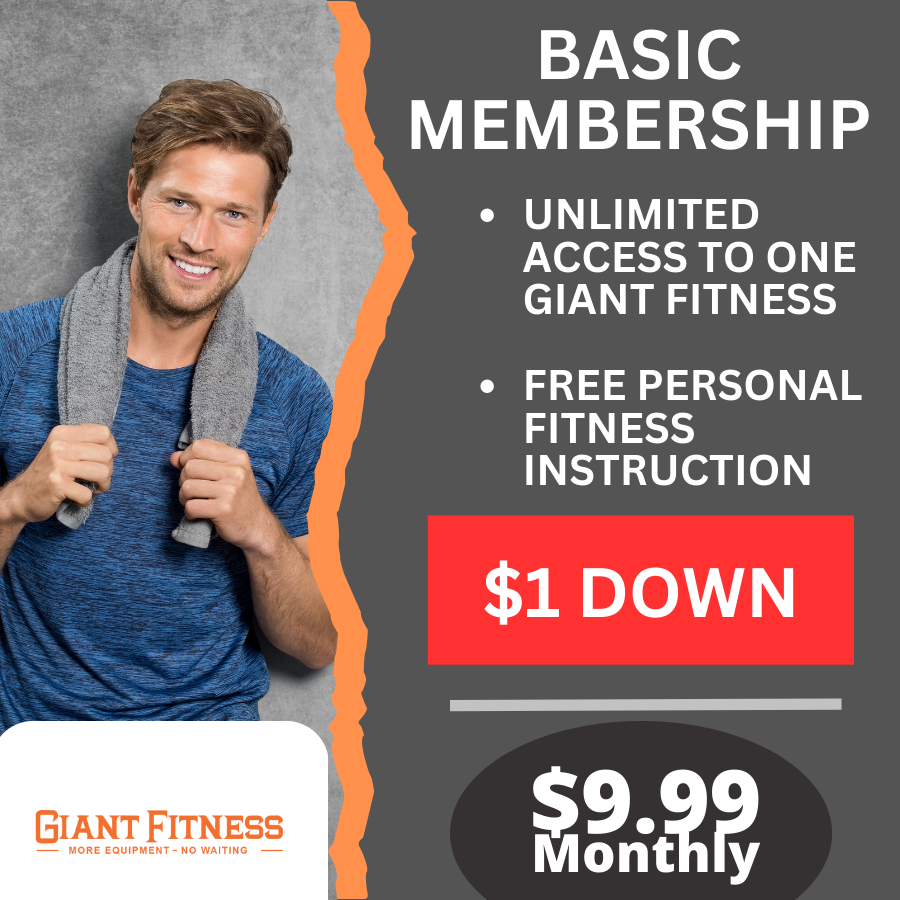 Giant Fitness - Small Price. Giant Results. - Just $19.99 A Month