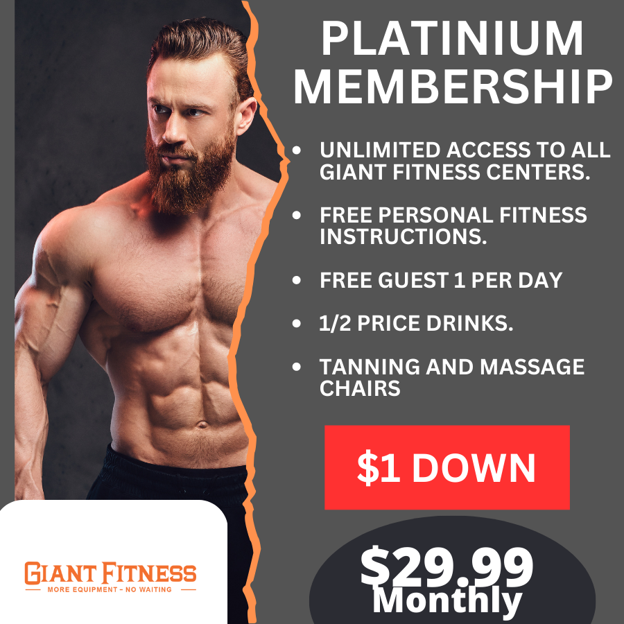 Giant Fitness - Small Price. Giant Results. - Just $19.99 A Month